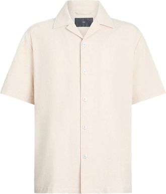 Liu Jo Homme, Chemises, Beige, Taille: S Seersucker Shirt