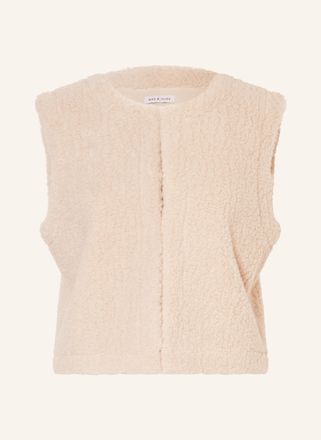 Mrs & Hugs Mrs & Hugs Teddyfell-Weste beige