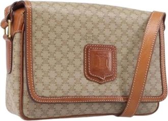 Celine Pre-owned Sac Bandouli&egrave;re Vintage - Femme - Pre-owned - Beige - Taille: ONE Size