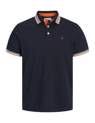 Jack & Jones Male Poloshirt Plus Size Einfarbig Poloshirt
