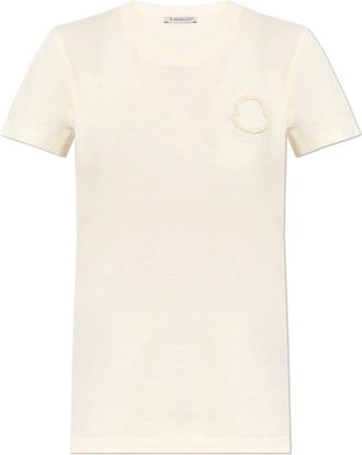 Moncler Femme, Tops, Jaune, Taille: 40 FR T-Chemises