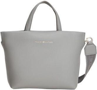 Tommy Hilfiger Th Logotape Mini Tote Aw0aw17694, Fourre-Tout Femme, Grey (Universal Grey), Taille Unique