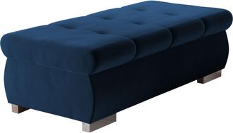 Mirjan24 Polsterhocker Sitzbank Orkan gro&szlig; Hocker Sitzhocker Modern Pouf Fu&szlig;bank Sitzm&ouml;bel 120x60 (Magic Velvet 2216)