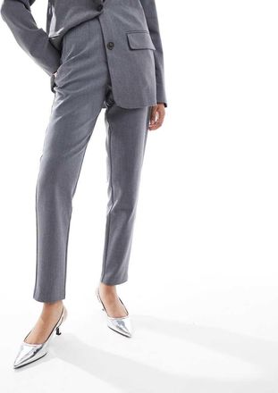 Vila Elegante Hose in Grau mit hohem Bund, Kombiteil