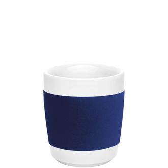 Kahla 394601A24120C touch! Obertasse 0,28 l ohne Henkel royal blue | Macchiatobecher mit Samt Banderole