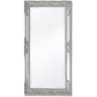 vidaXL Vidaxl - Miroir mural style baroque 100x50 cm Argent&eacute;