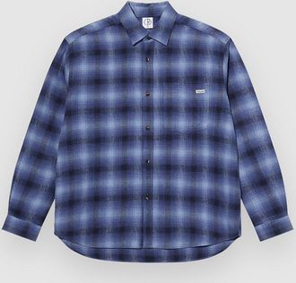 Polar Skate Co. Mitchell Shadow Check Hemd blue