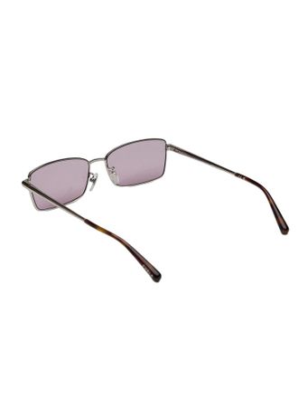 Furla SFUB18 Metal Rectangle Sunglasses - Pink