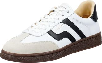 GANT FOOTWEAR Herren CUZMO Sneaker, Weiss SCHWARZ, 41 EU