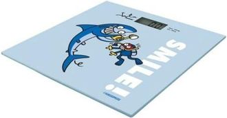 Jata 295K Digitale Badezimmerwaage, LCD-Display, hohe Präzision, extra flach, Kapazität 150 kg, Glasplattform, automatische Abschaltung, inkl. Batterie, Ku