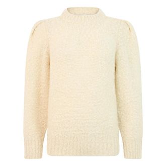 Isabel Marant Pullover mit Ballon&auml;rmeln - - Knitwear - Damen - Beige - XS