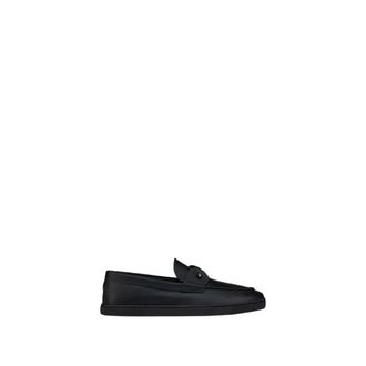 Christian Louboutin Homme, Chaussures, Noir, Taille: 45 1/2 EU Mocassins