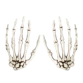 Generico Skelett-Hände für Halloween, realistische Arme | Charmante falsche Scherz-Accessoires | Skelett-Hände mit Klauen zur Dekoration von Halloween, Haus, E