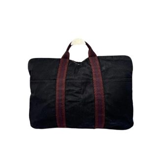 Herm&egrave;s Pre-owned Vintage Baumwoll-Tote Bag - - Pre-owned - Damen - Lila - ONE SIZE