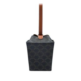 Celine Sac seau en toile Pre-owned - Femme - Pre-owned - Brun - Taille: ONE Size