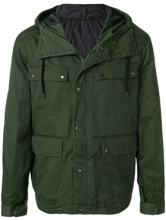 Kenzo parka Paris &agrave; logo imprim&eacute; - Vert