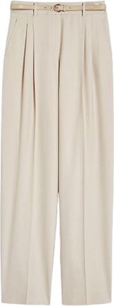 Max Mara Casual Hose - Hellbraun