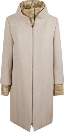 Herno Femme, Manteaux, Beige, Taille: 40 FR Herno Manteaux Sand