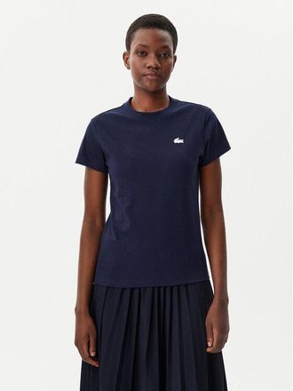 Lacoste T-Shirt TF9246 Dunkelblau Slim Fit