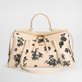 Dolce & Gabbana Medium Vittoria Handbag With Embroidery - Frau Schulter- Und Umh&auml;ngetaschen Multicolor Onesize