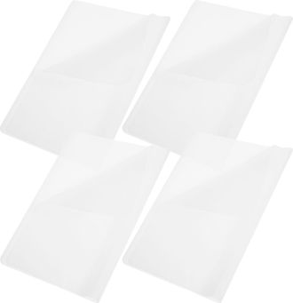 Supvox 4 St&uuml;ck Silikon Tischsets 40x30cm rutschfest Hitzebest&auml;ndig Faltbare Platzsets f&uuml;r Zuhause und Babys Abwischbare Esstisch Unterlagen