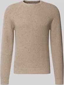 Only & Sons Regular Fit Strickpullover aus Baumwoll-Mix mit Woll-Anteil Modell LITUS