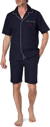 Polo Ralph Lauren Herren Pyjama blau Baumwolle & Mix unifarben