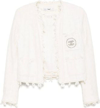 Chanel veste en tweed - Noir