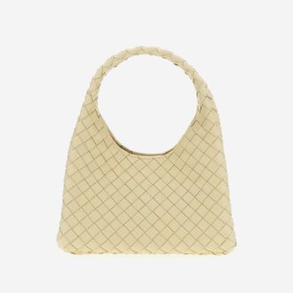 Bottega Veneta Womens Handbag Woven Lambskin Ivory Leather Handbags Hand Bags