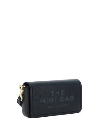 Marc Jacobs Womens The Mini Bag Shoulder Black Calf Leather Bos Taurus