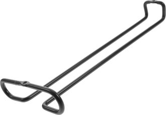 Cabilock Schwarzer Stabiler Weinglashalter aus Robustem Eisen H&auml;ngend und Umgedreht mit Wasserablauffunktion f&uuml;r K&uuml;che Bar Restaurant und Party Platzsparendes 