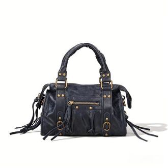 Gave Lux Sac &agrave; Main Femme 41x28x13 cm Bleu Marine