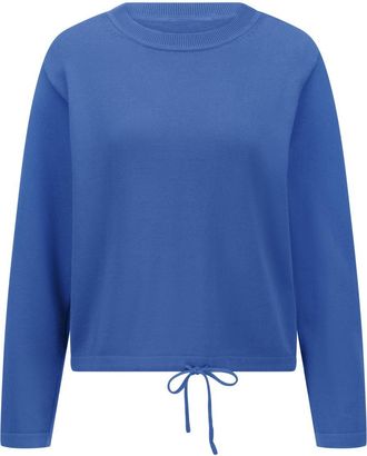 Peter Hahn Rundhals-Pullover Peter Hahn blau