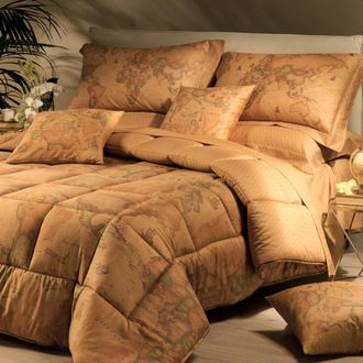 Caleffi Trapunta Geo Classic Matrimoniale in Raso Di cotone Alviero Martini