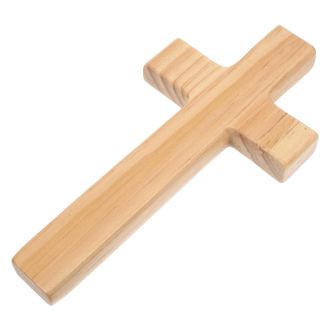 Pretyzoom ORFOFE Holz Wandkreuz Handgeschnitzte Religi&ouml;se Kreuz Skulptur F&uuml;r Wohnzimmer Eingangsbereich B&uuml;ro Christliche Wanddekoration Geschenk Zur Taufe Firmu