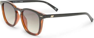 Le Specs NO BIGGIE Lunettes de soleil pour homme et femme Forme ronde avec protection UV, kaki/noir/tortue