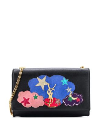 Saint Laurent sac &agrave; bandouli&egrave;re m&eacute;dium &agrave; design patchwork - Noir