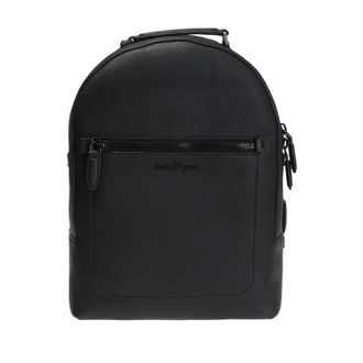 Ferragamo Homme, Sacs, Noir, Taille: ONE Size Firenze Backpack