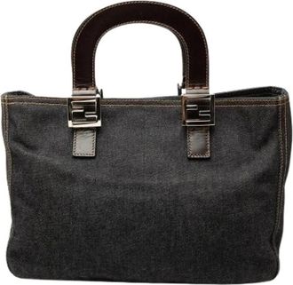 Fendi Pre-owned Denim Tote - - Pre-owned - Damen - Blau - ONE SIZE