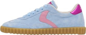 Voile Blanche Sneakers aus Veloursleder, Himmlisch 37