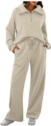 Generic Constituient Ensembles de Voyage pour Femmes, 2 pièces Pantalons Jambes Larges, Pantalon survêtement Mignon Y2K Ample