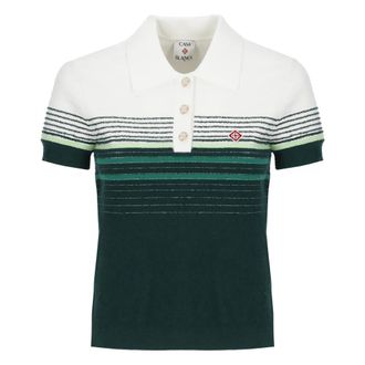Casablanca Dreiknopf-Polo - - Tops - Damen - Mehrfarbig - S