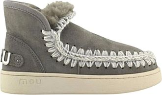 Mou Femme, Chaussures, Gris, Taille: 39 EU Mini Bottes Plateforme Eskimo