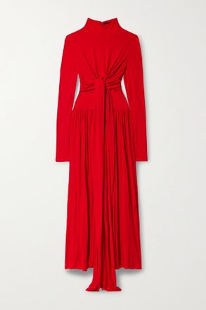 Proenza Schouler Maxikleid Aus Jersey In Wickeloptik - Rot