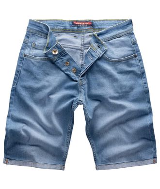Rock Creek Herren Shorts Jeansshorts Denim Short Kurze Hose Herrenshorts Jeans Sommer Hose Stretch Bermuda Hose Blau RC-2201 Hellblau W40