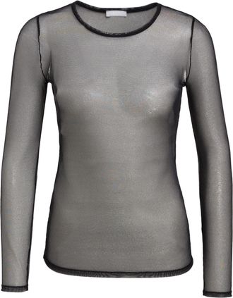 Hanro Shirt Smooth Illusion schwarz