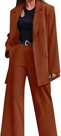 Generic Ensemble de v&ecirc;tements de d&eacute;tente pour femme avec pantalon et pantalon - Costume dhiver en peluche pour le Royaume-Uni - Ensemble de surv&ecirc;tement - Ense