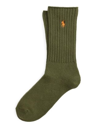 Ralph Lauren Socken mit Stretch in Rippstruktur mit Pony-Stickerei in