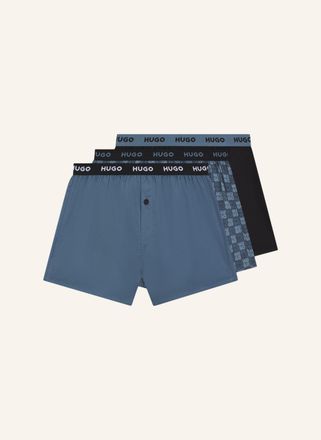 HUGO BOSS Hugo Boxershort Woven Boxer Triplet schwarz