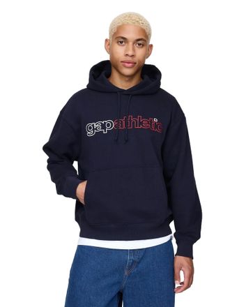 GAP Herren Logo Fleece Hoodie, Marineblaue Uniform, Large